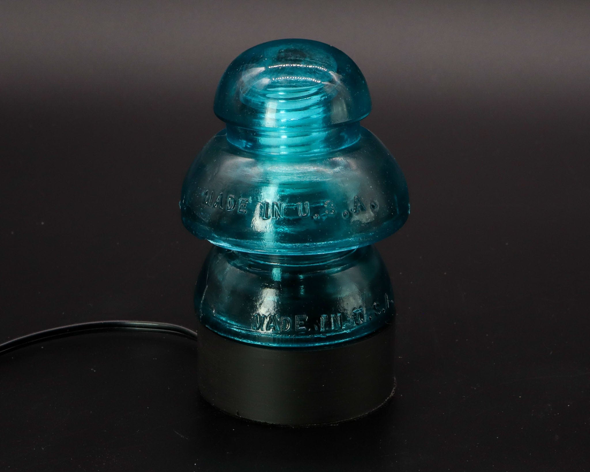 Lamp Base for Hemingray-50 Glass Insulators – LightAndTimeArt