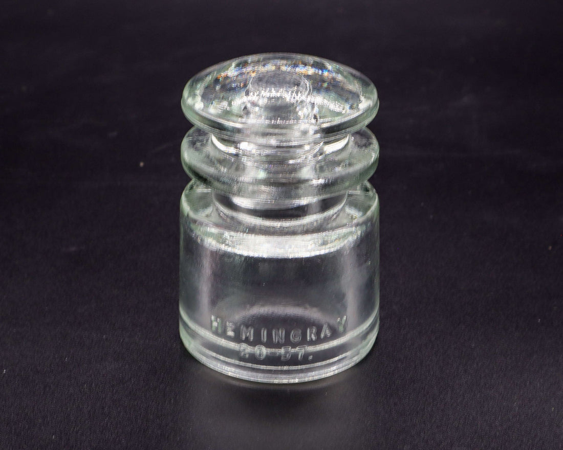 Hemingray-TS Clear Vintage Glass Insulator – LightAndTimeArt