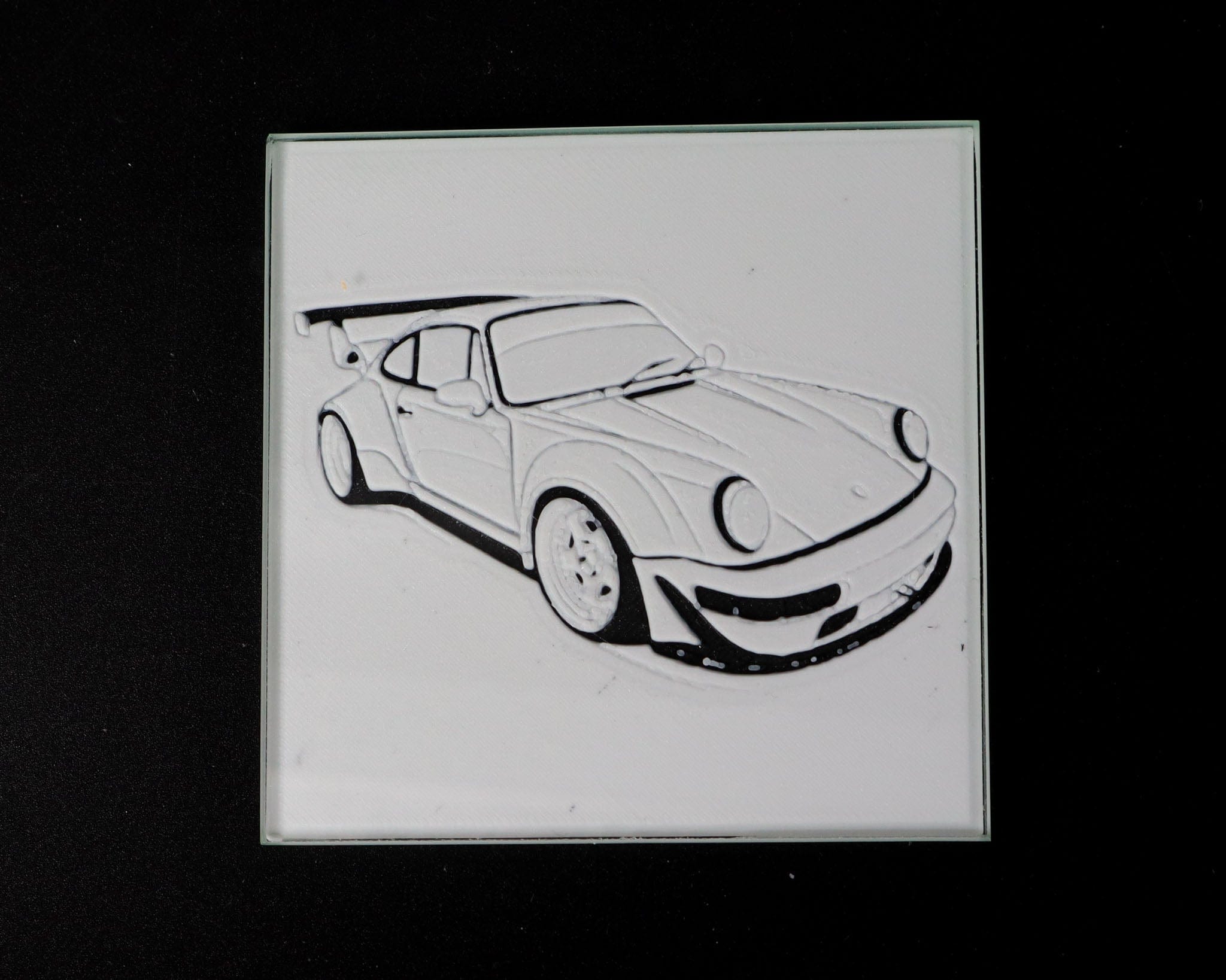 Porsche Coaster Set for Drinks with Holder, Barware, Set of 4 or 6 ...