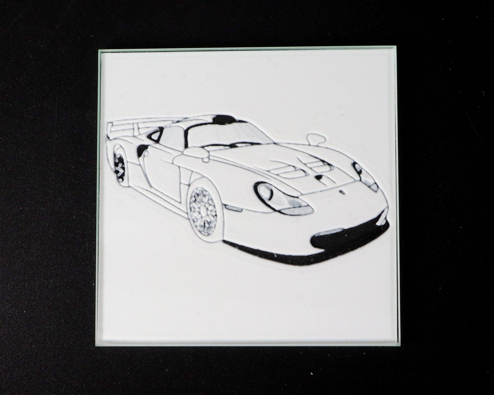 Porsche Coaster Set for Drinks with Holder, Barware, Set of 4 or 6 ...