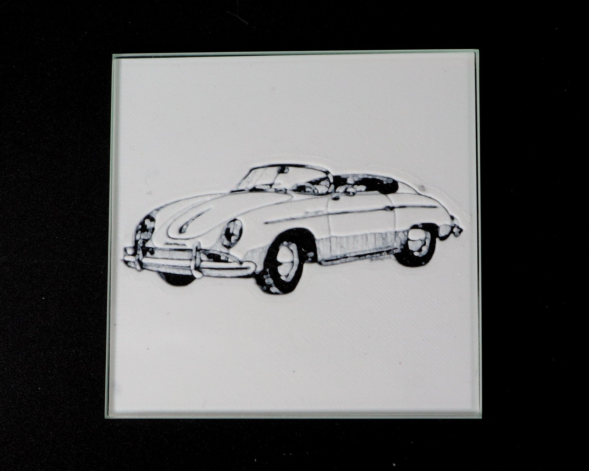 Porsche Coaster Set for Drinks with Holder, Barware, Set of 4 or 6 ...