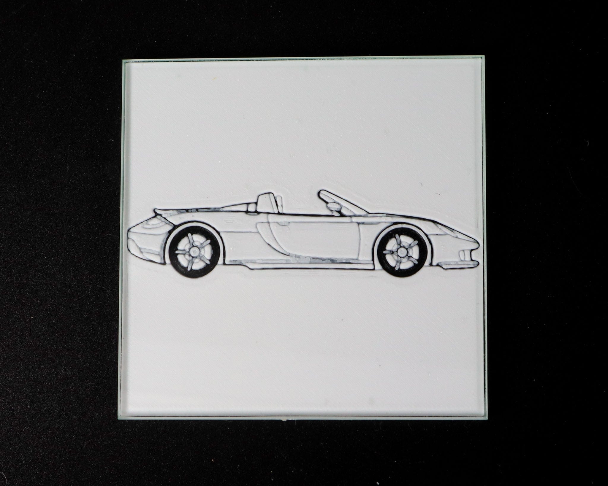 Porsche Coaster Set for Drinks with Holder, Barware, Set of 4 or 6 ...