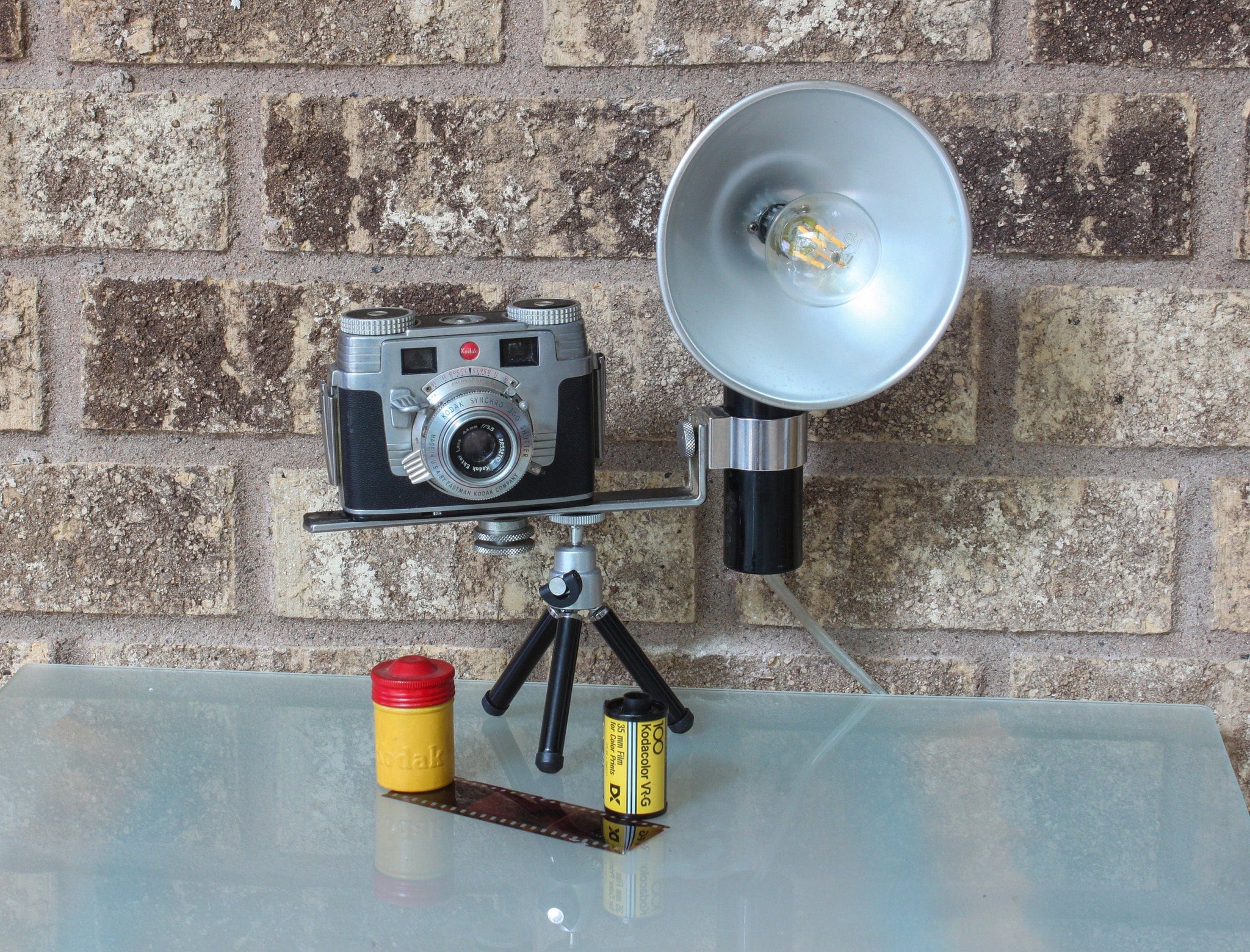 Vintage LED Reading Lamp, Task Lamp, Kodak Signet 35 Camera lamp, 50 ...